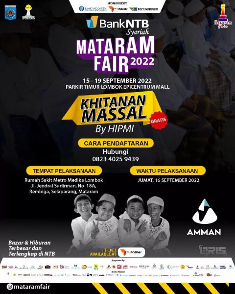 KHITANAN MASSAL GRATIS MATARAM FAIR 😍