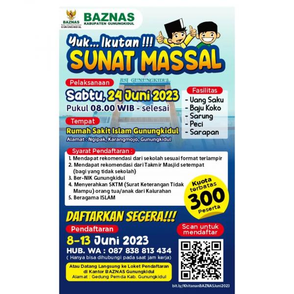 Sunat Massal RS Islam Gunungkidul