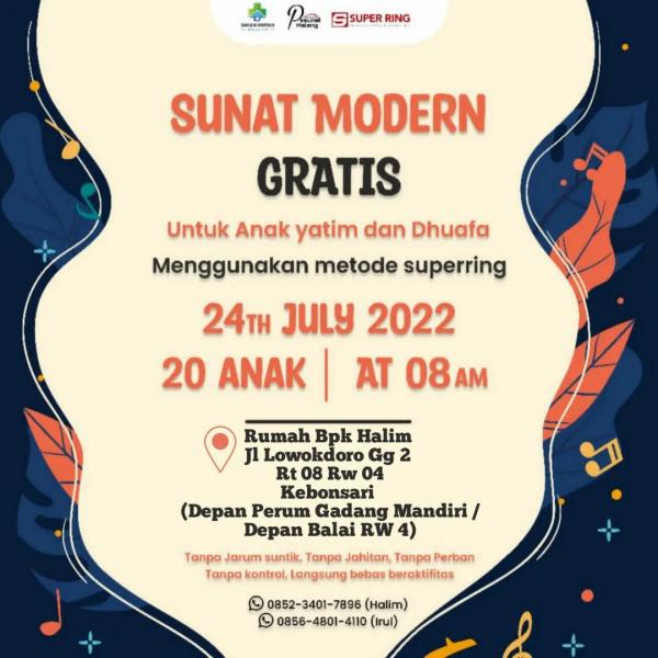 Sunat Modern Gratis Omah Khitan Ngalam
